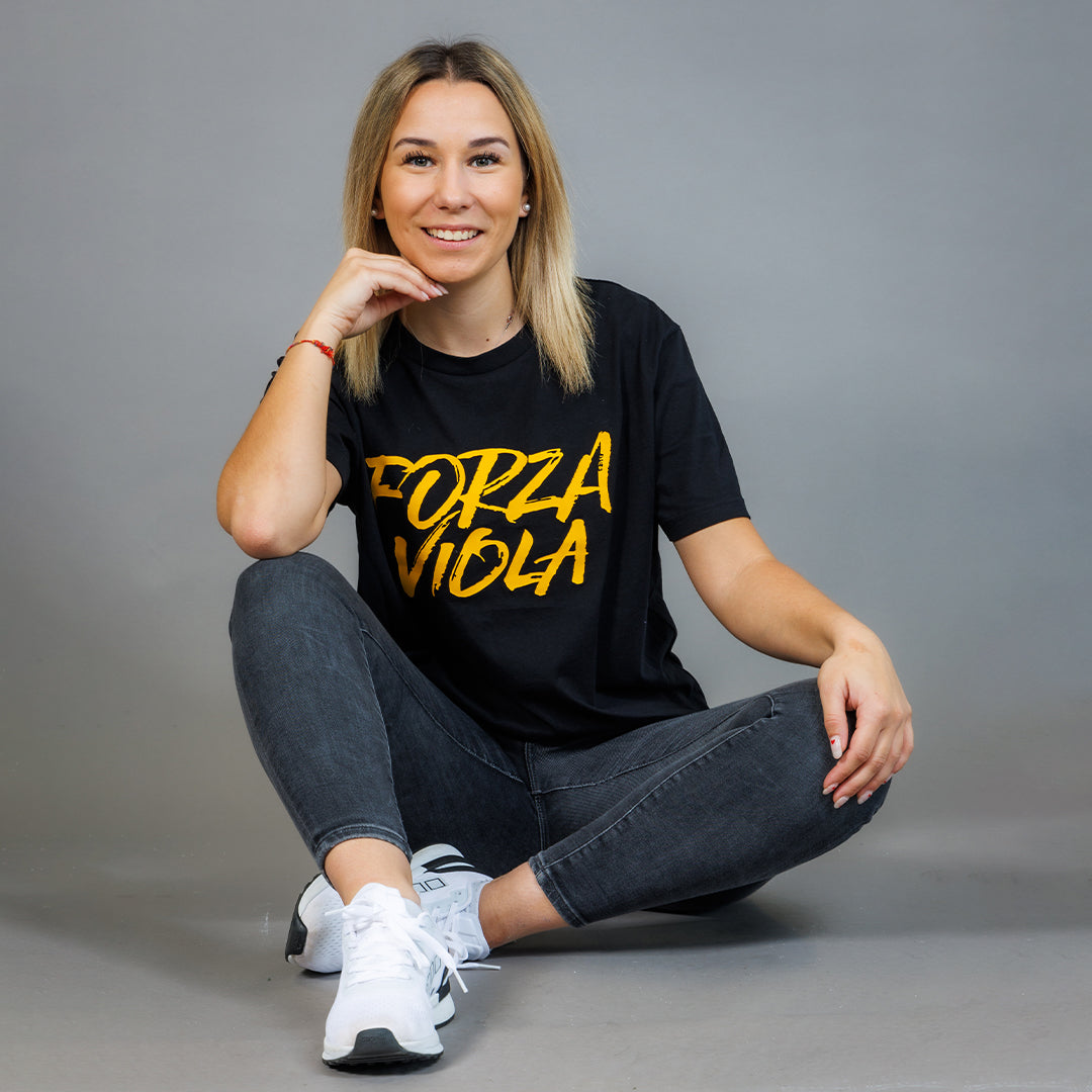 T-Shirt "Forza Viola Gelb" – SK Austria Klagenfurt